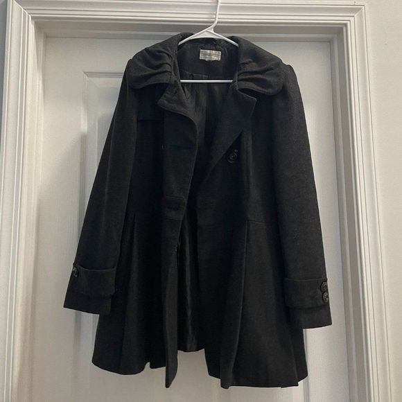 Charles Klein | Jackets & Coats | Charles Klein Womensvintage Ruffled ...